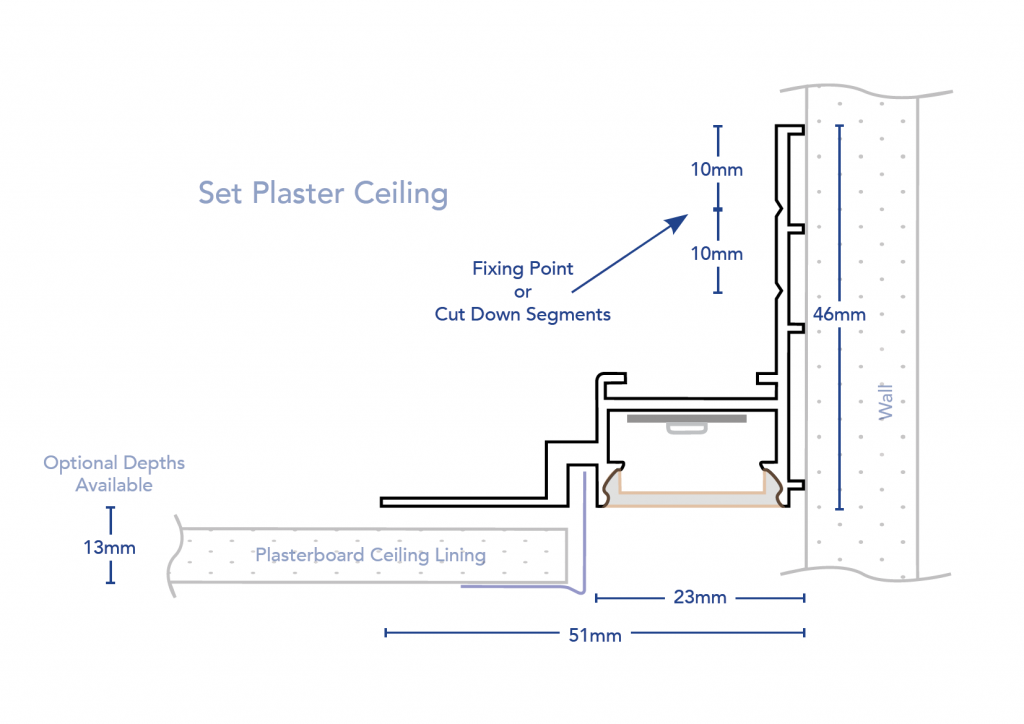 Extrusion - PT50 Shadowline - Tovo Lighting